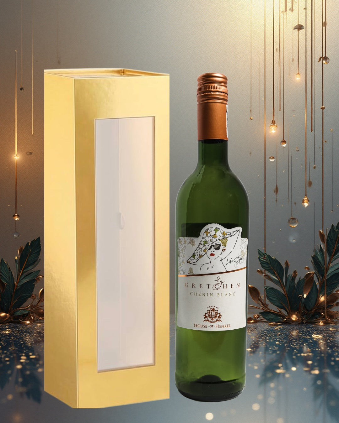House of Henkel Gretchen Lifestyle Chenin Blanc & Gold Single Gift Box ...